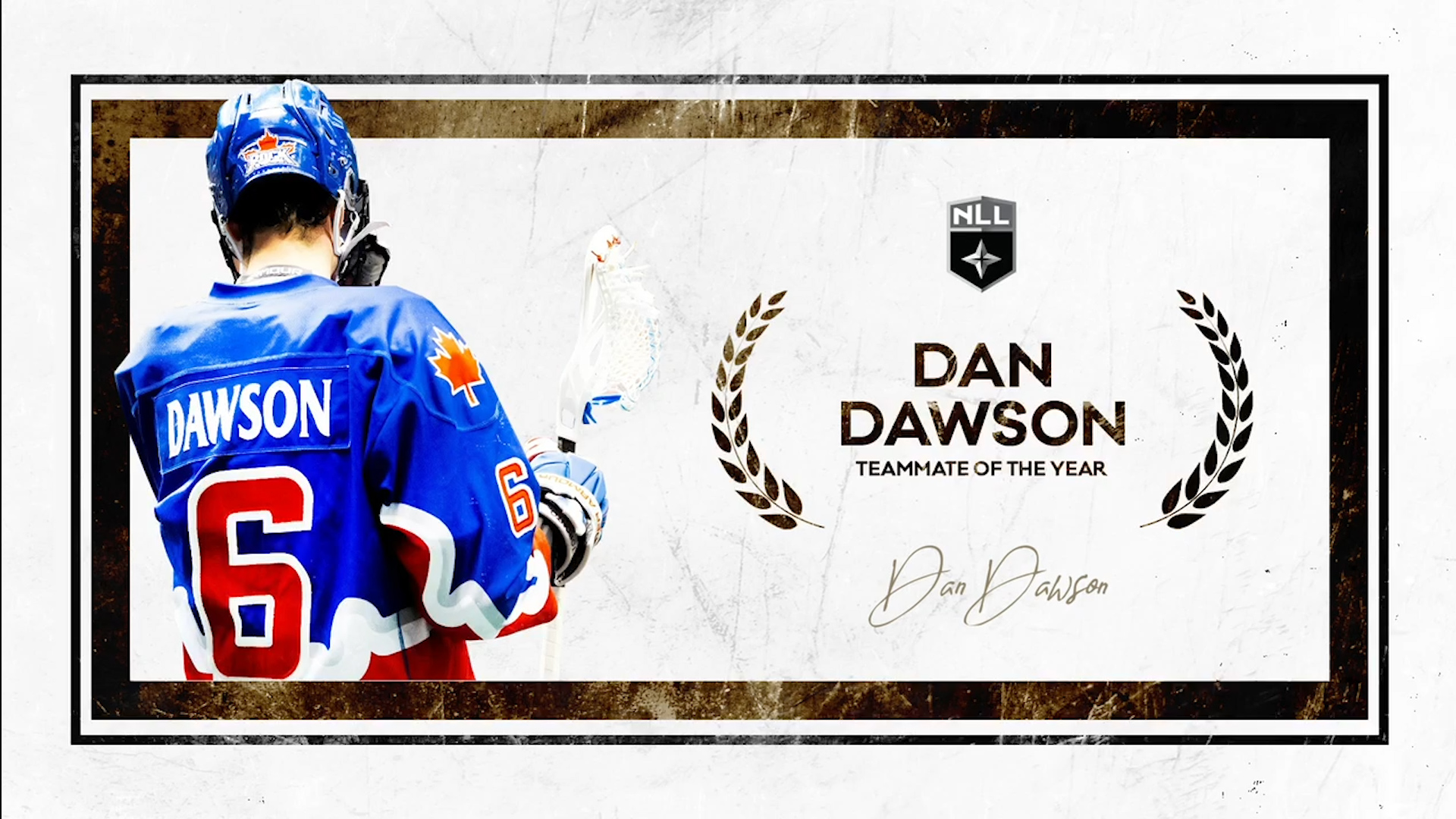 WATCH: Dan Dawson NLL Teammate Of The Year - Toronto Rock