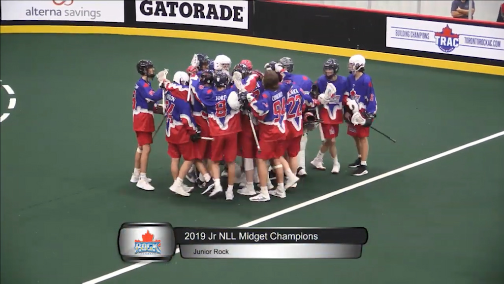 WATCH: Midget Jr. Rock 12, Jr. Roughnecks 6 - Toronto Rock