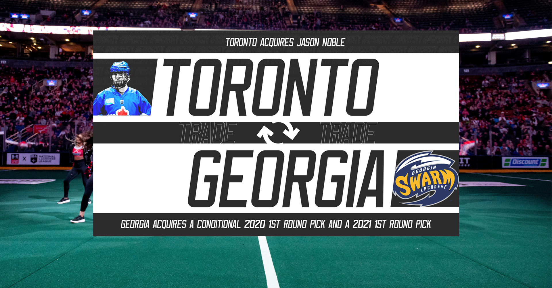 TRADE: Rock Acquire Jason Noble From Georgia - Toronto Rock