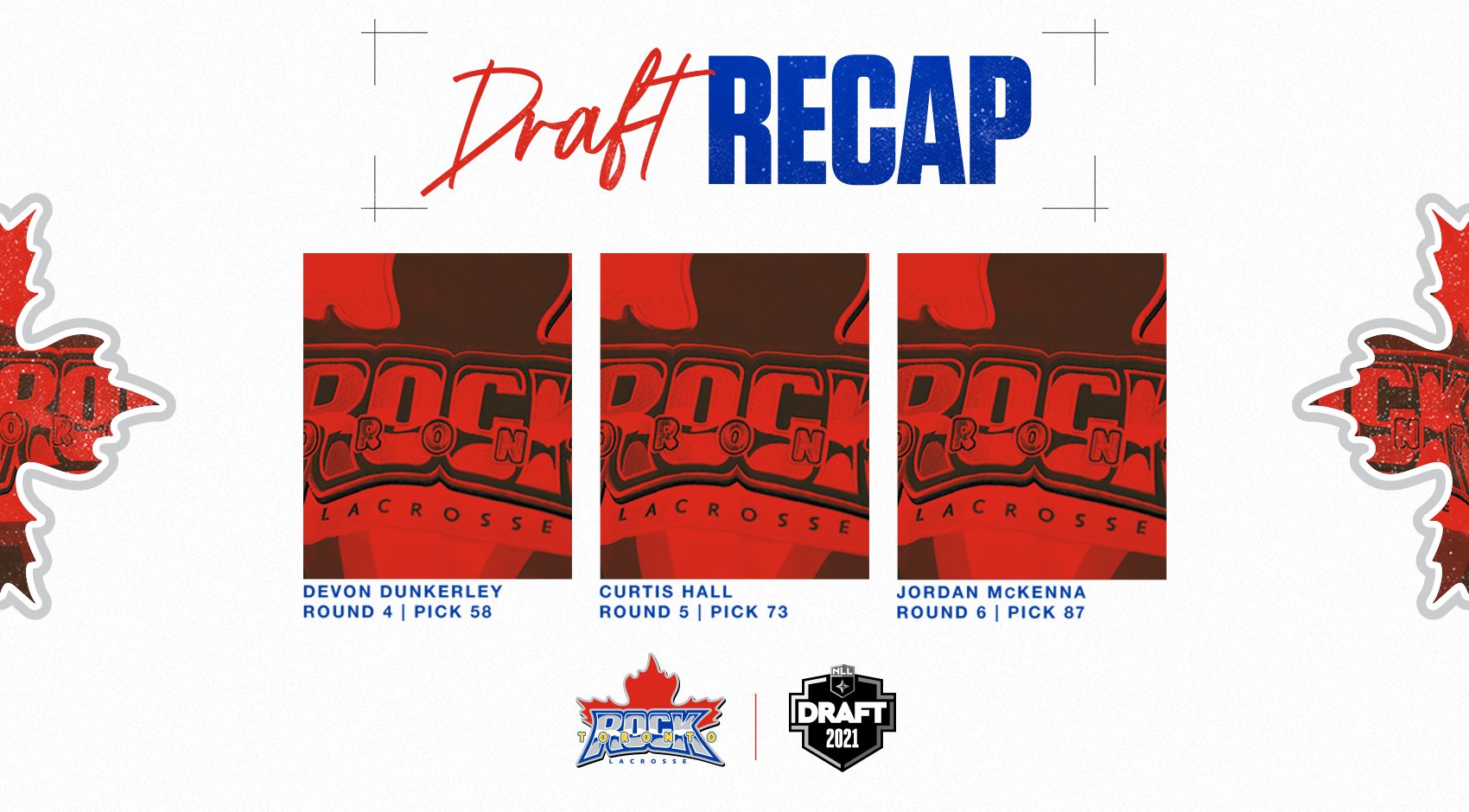 Rock Select Three At 2021 NLL Draft - Toronto Rock