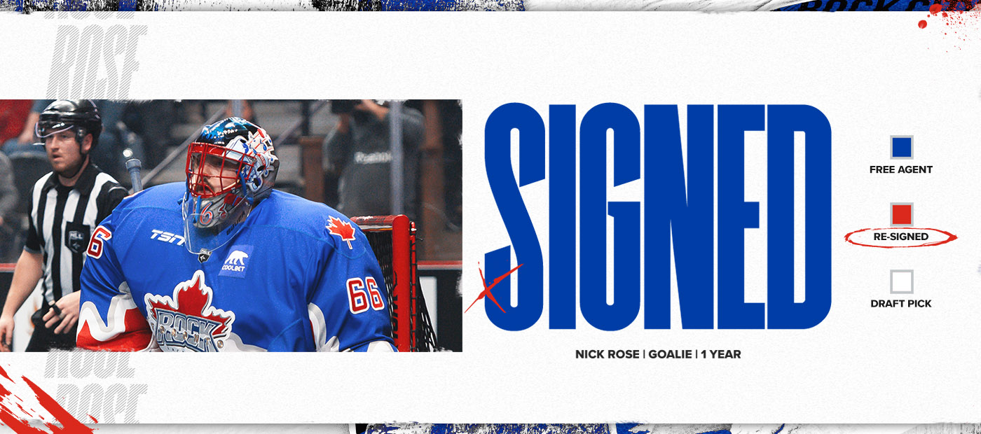 Nick Rose Signs One-Year Contract - Toronto Rock