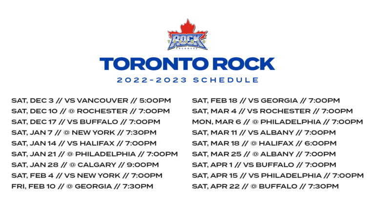 2022-23 Schedule Announced And Begins With Guaranteed Win Night ...