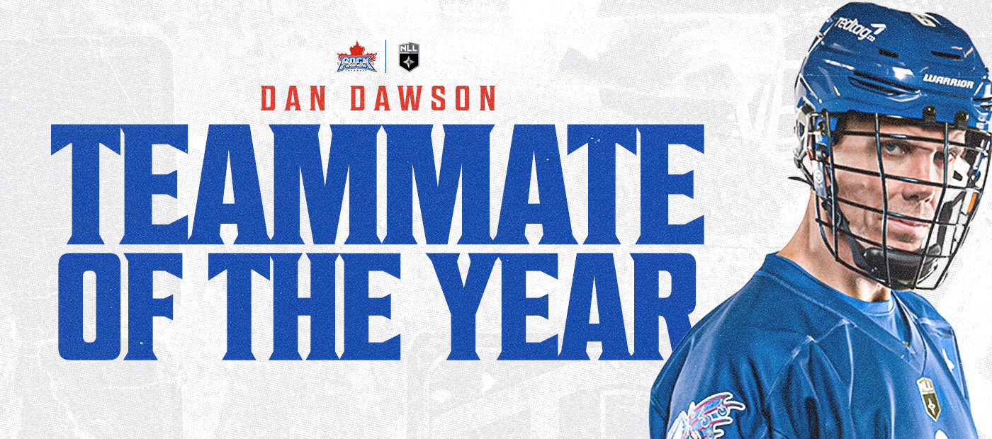 Dan Dawson Wins NLL Teammate of the Year Award - Toronto Rock