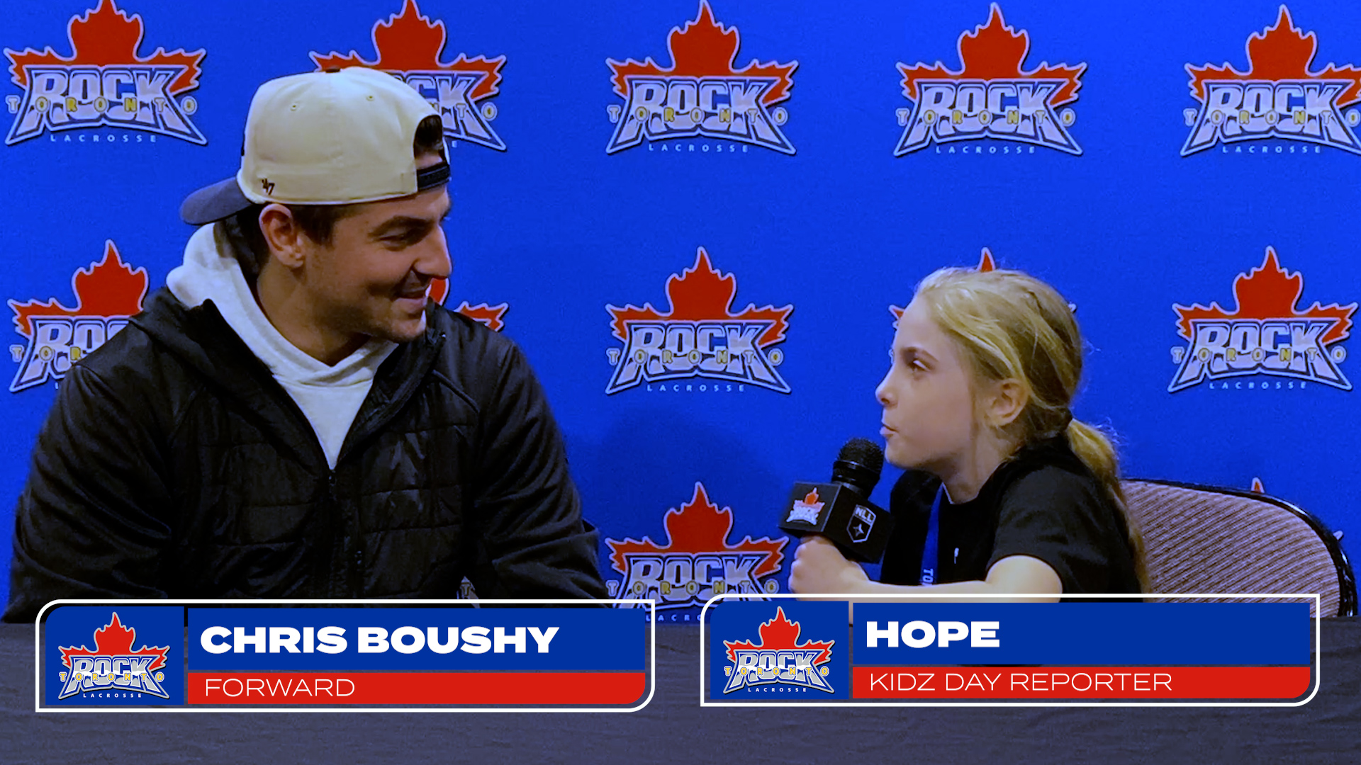 WATCH: Kidz Night Reporter - Toronto Rock