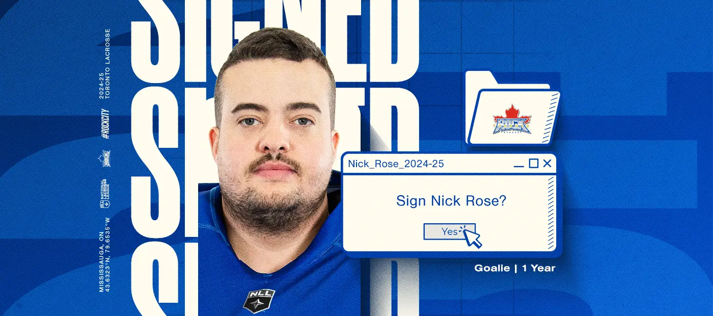 Nick Rose Re-Signs On One-Year Deal - Toronto Rock