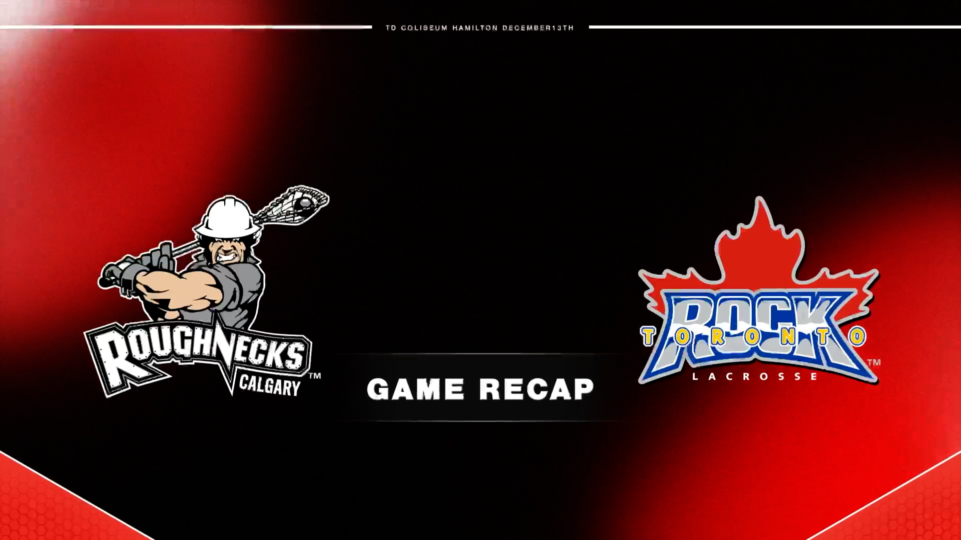 WATCH: Rock 11, Roughnecks 10 - Toronto Rock
